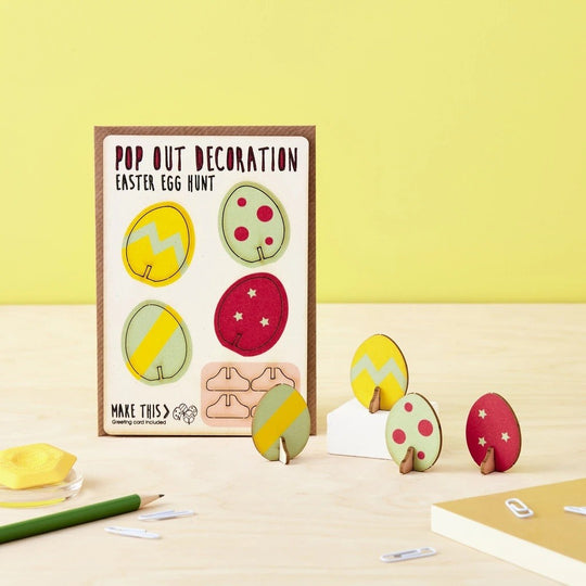 Carte de Pâques Pop Up | Œufs de Pâques – Escribo